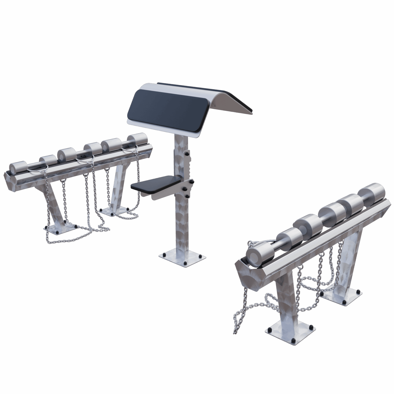 Preacher Curl + Dumbbells Set - Ive Outdoor